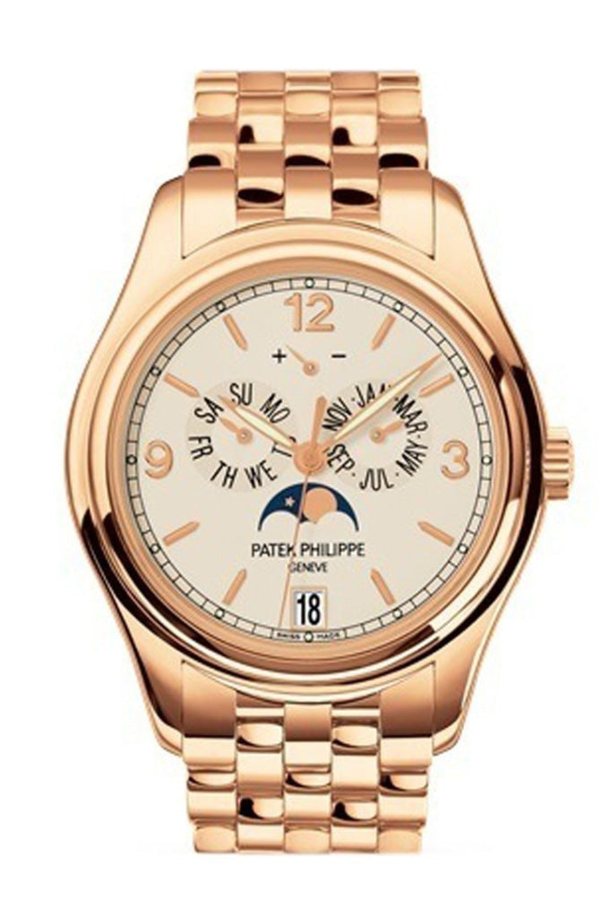Patek Philippe Complications Mechanical Cream Dial 38mm Men's Watch ...